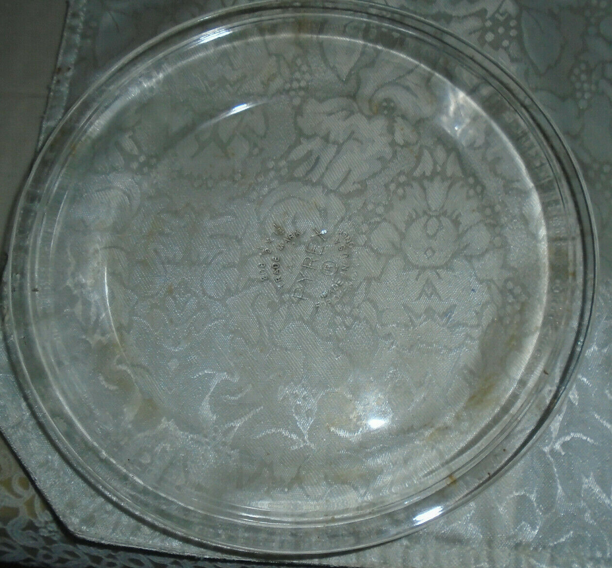 ***7.5*** 208 clear glass Pyrex Pie Pan/Plate flat rim | eBay