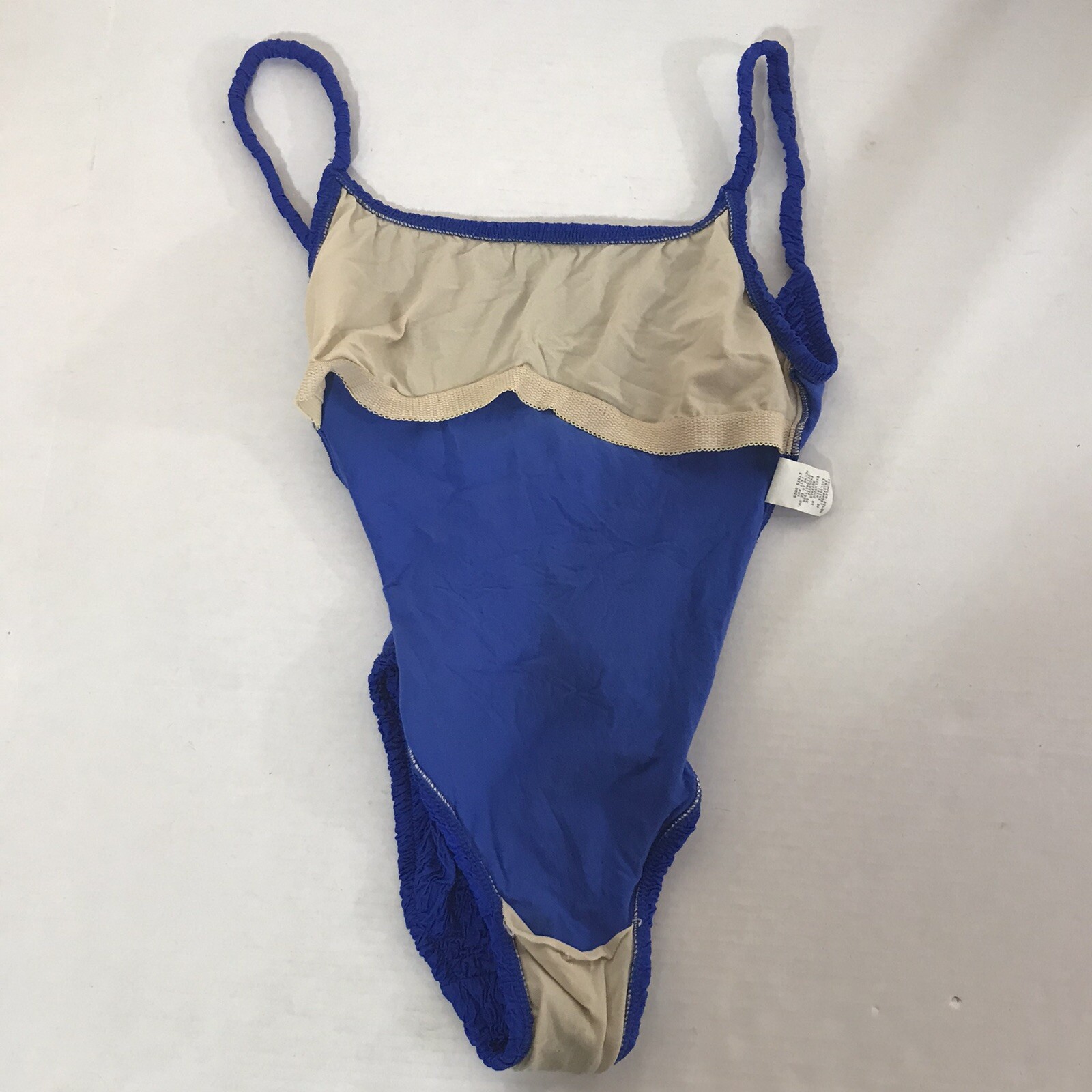 Vintage Beach Native USA Blue Full Piece Swimsuit Wom… - Gem