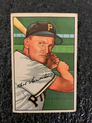 1952 Bowman Baseball #119 Bill Howerton VG | eBay