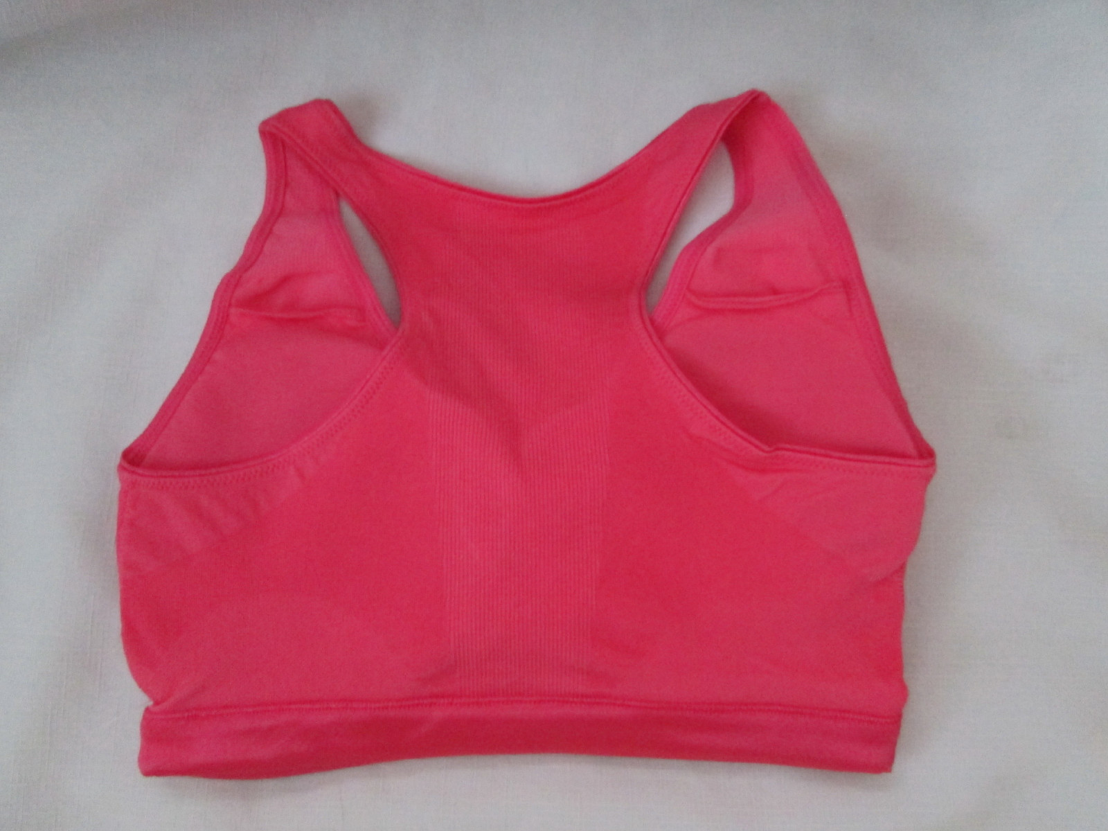 SPANX SLIMMER & SHINE ALL-AROUND RACERBACK BRALETTE BRA CORAL ROSE NEW ...