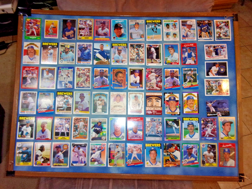 Milwaukee Brewers Baseball Card Lot (Yount, Molitor, Cooper, Braun ...