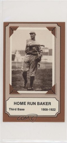 1975 Fleer Cloth Patches Laughlin Pioneers of Baseball Home Run Baker ...