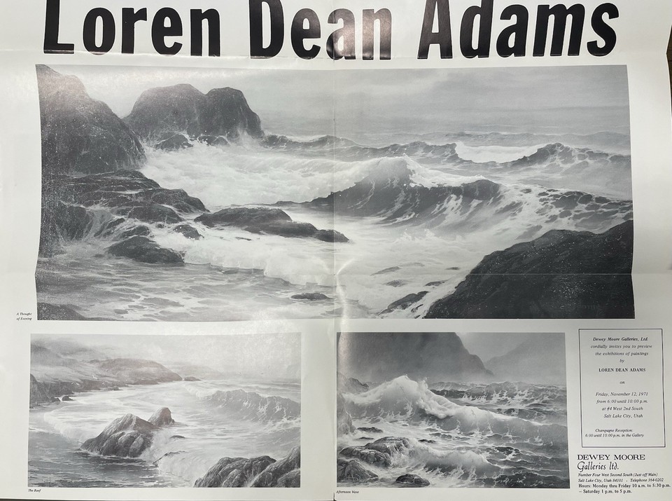 Loren Dean Adams Original Oil Painting On Canvas / Seascape | eBay