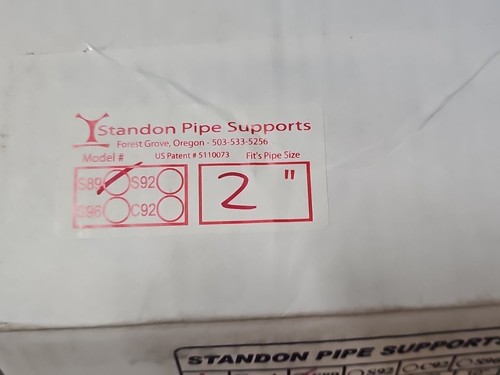 Standon Pipe Supports S89 Flanged Adjustable Pipe Support 2" ! NEW ! | eBay