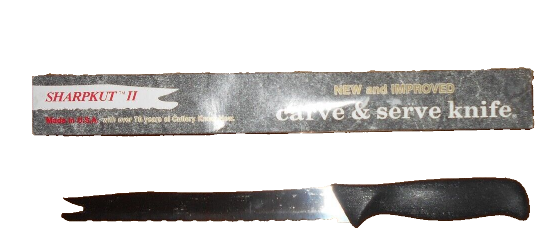 Quikut Stainless Steel Carve & Serve Knife | eBay