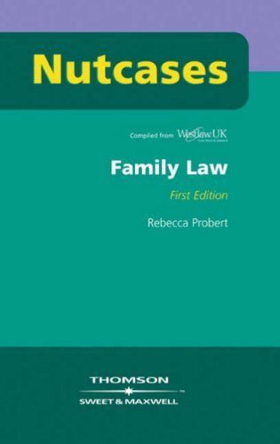 Nutcases Family Law 1st Edt By Rebecca Probert | eBay