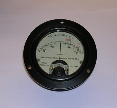 Panel Meters - Vintage Weston Model