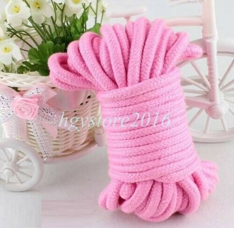 33ft/10M Thicken Cotton Hemp Rope Restraint Japanese Shibari Arm ...