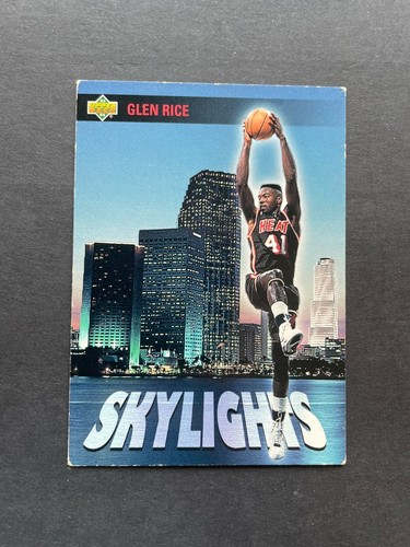 1993-94 Upper Deck Glen Rice Skylights Card #480 NBA Miami Heat Used | eBay