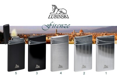 Lighter Slim LUBINSKI Firenze Flat Turbo Flame WB503 | eBay