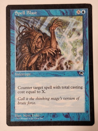 Spell Blast - Tempest - Magic the Gathering MTG Nice! | eBay