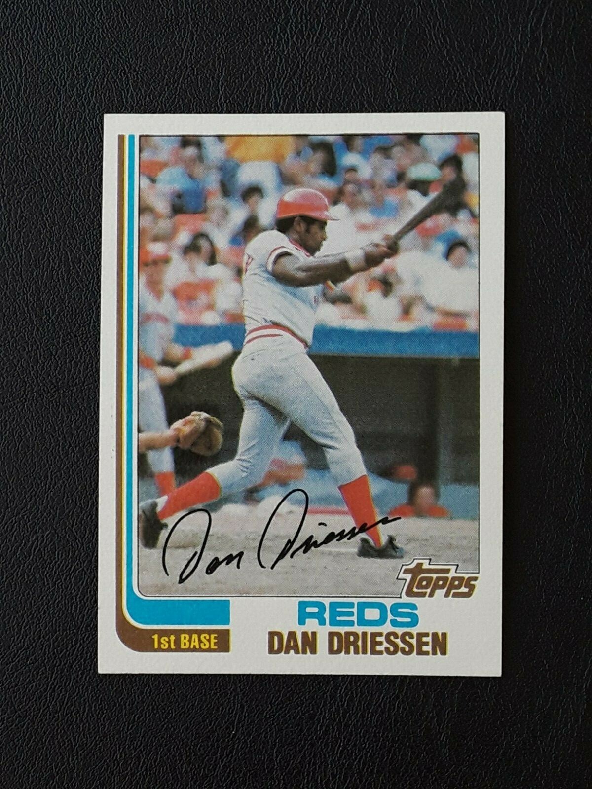1982 Topps Dan Driessen Baseball Card. #785 Cincinnati Reds First ...