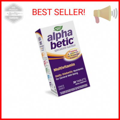 Nature's Way alpha betic, Diabetic Multivitamin for Daily Nutritional ...