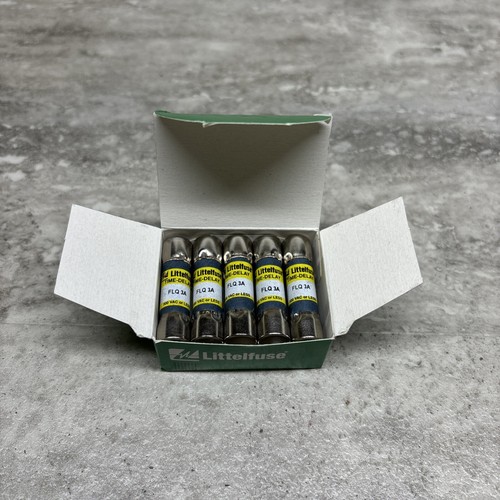 Box Of 10 Littelfuse FLQ 3A Time Delay Fuse, 3 Amp 600VAC, New | eBay
