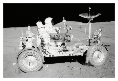 ASTRONAUT DAVE SCOTT DRIVING LUNAR ROVER APOLLO 15 NASA 4X6 PHOTO | eBay
