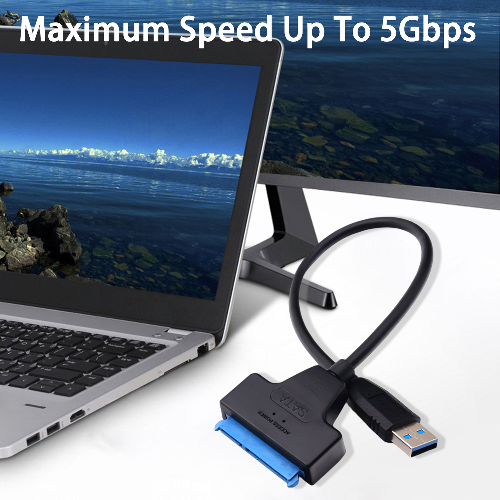 Adapter Cable 5gbps Transfer Data Usb3.0 to Sata 2.5/3.5 Inch Hard ...
