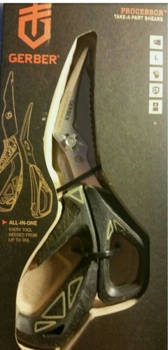 GERBER SHEARS PROCESSOR TAKE A PART Scaler, fin clipper, gut hook. All ...