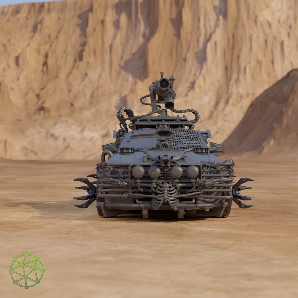 Armored Car with Chaingun | Post Apocalyptic | Car Wars | Gaslands ...
