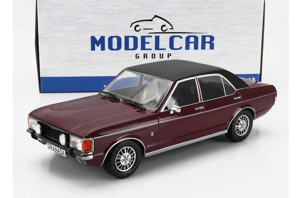 Model Car Group Ford Granada MK I Met.Red (RHD) 1975 Diecast Model Car ...