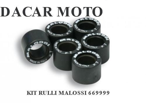 Set Rollen MALOSSI Htroll Ø 17X12,3 Gr 6 Italjet Velocifero 50 2T ...