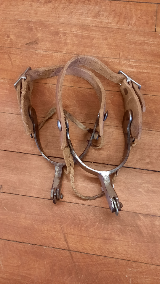 Original NORTH & JUDD SPURS Silver Spurs Marked w/Anchor Cowboy Spurs ...