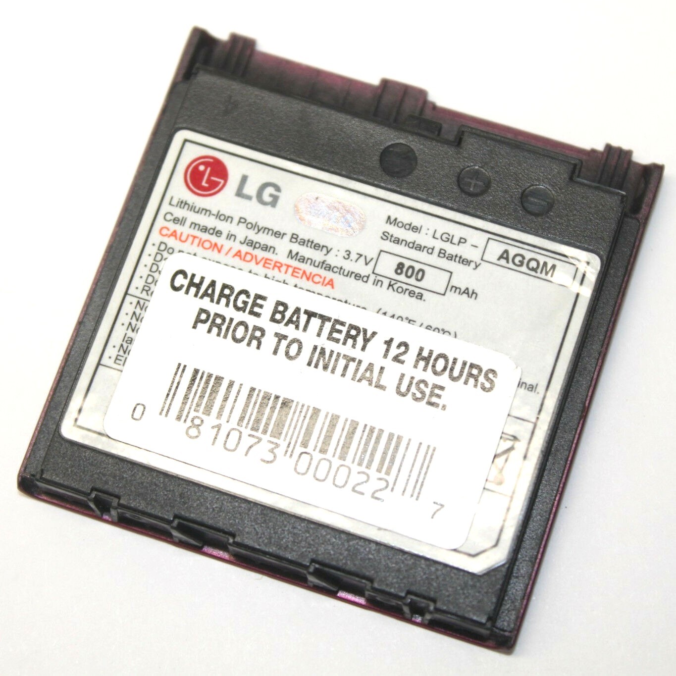 Original LG LGLP-AGQM 3.7V 800 MAh Battery Pack for VX8600 AX8600 Flip ...