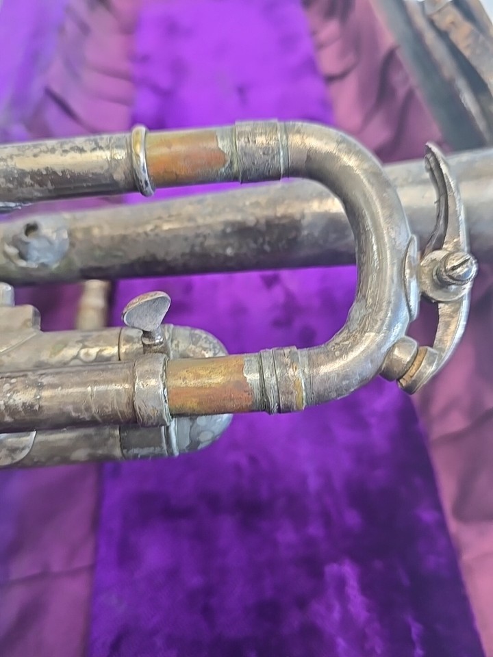 Antique Lyon & Healy Silver Plated Brass American Professional Chicago ...