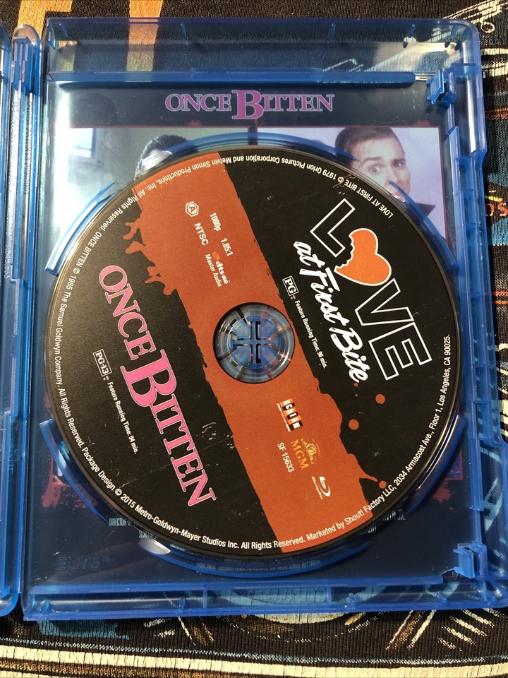 LOVE AT FIRST BITE (1979) + ONCE BITTEN (1985) BLU RAY Scream Factory ...