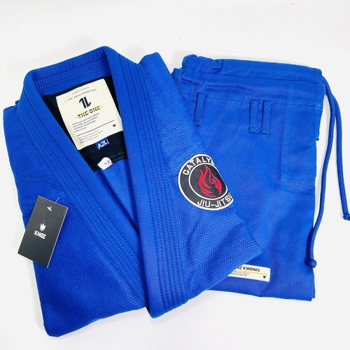 Kingz The ONE V2 BJJ Gi Lightweight Jiu Jitsu Kimono Blue Size A2L | eBay