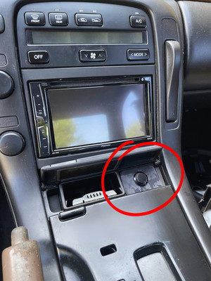 Lexus SC300/SC400 Overdrive Relocation Kit & Custom Switch Button Plug ...