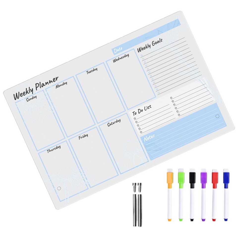Desk Dry Erase Board Acrylic To Do List Memo Board Acrylic Message ...