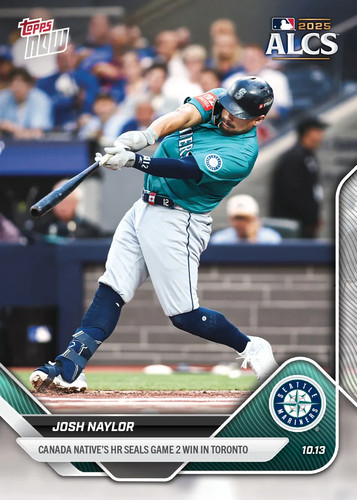 2025 TOPPS NOW MLB - CARD 865 - JOSH NAYLOR - SEATTLE MARINERS - IN ...