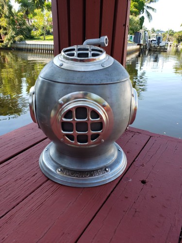 Diver's Vintage Diving Helmet Livorno Ice Bucket | eBay UK
