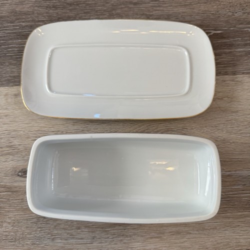 Kaysons Fine China 1961 Golden Rhapsody Butter Dish with Lid Made in ...