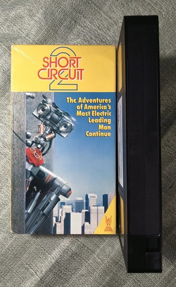 SHORT CIRCUIT 2 (1988 VHS Tape) Fisher Stevens, Michael McKean Columbia ...