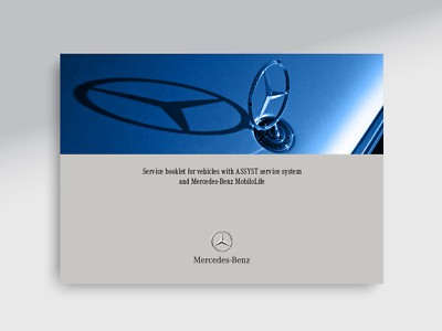 Mercedes-Benz GLA, GL, GLE, GLS, Service History Book Blank For All ...