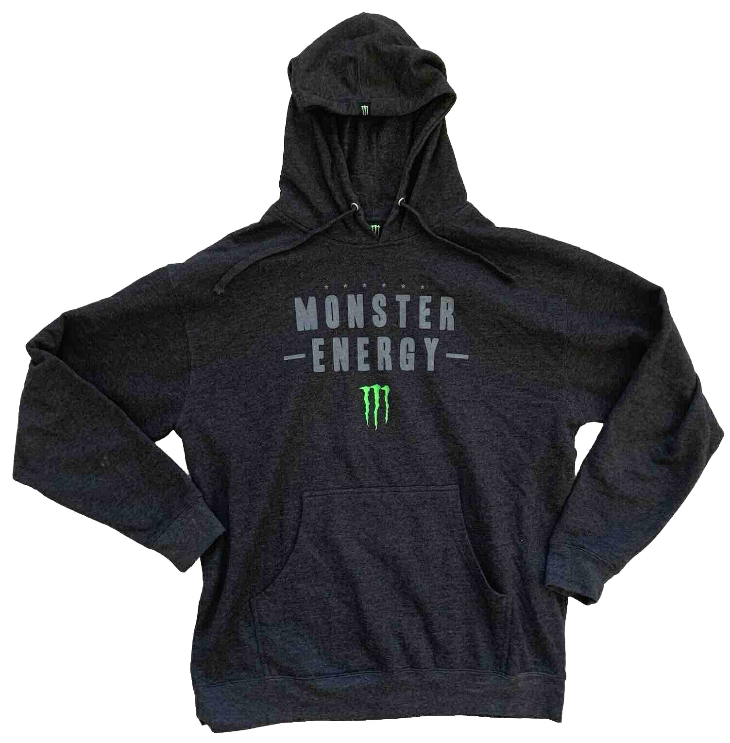 Monster Energy Drink Pullover Hoodie Men’s XL Gray - Gem