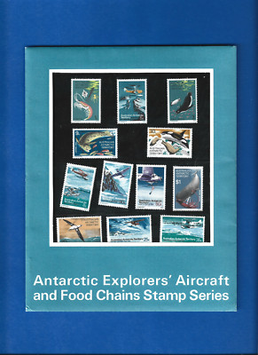 1973 Antarctic Explorers' Aircraft & Food Chains Stamp Series - AQ 23 ...