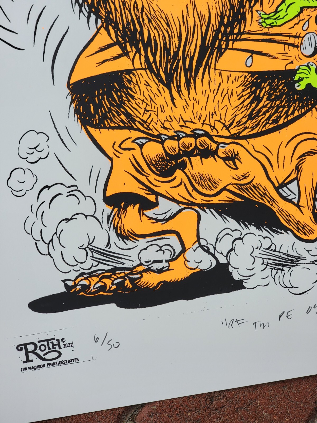 Rat Fink's Revenge Roth Silkscreen Print 16x20" By Rat Fink Artist Jim ...