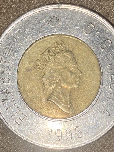 1996 Canada $2 Dollars Off Center Error | eBay