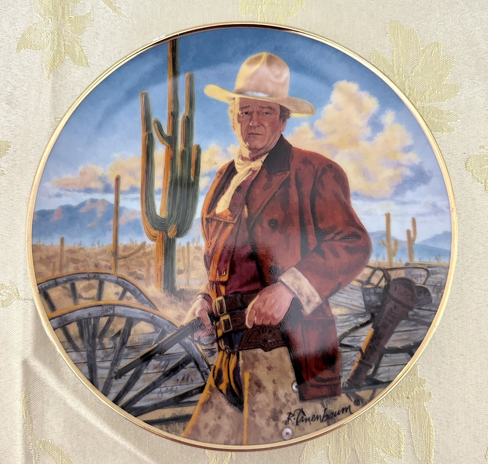 Franklin Mint Limited Edition John Wayne Collector Plate CHAMPION OF ...