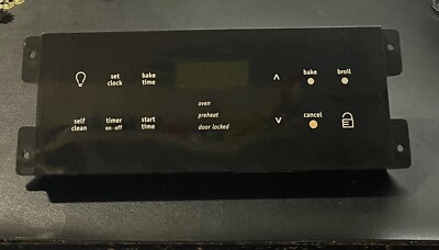 Frigidaire Range Control Board w/ Black Overlay 316418300 RH | eBay