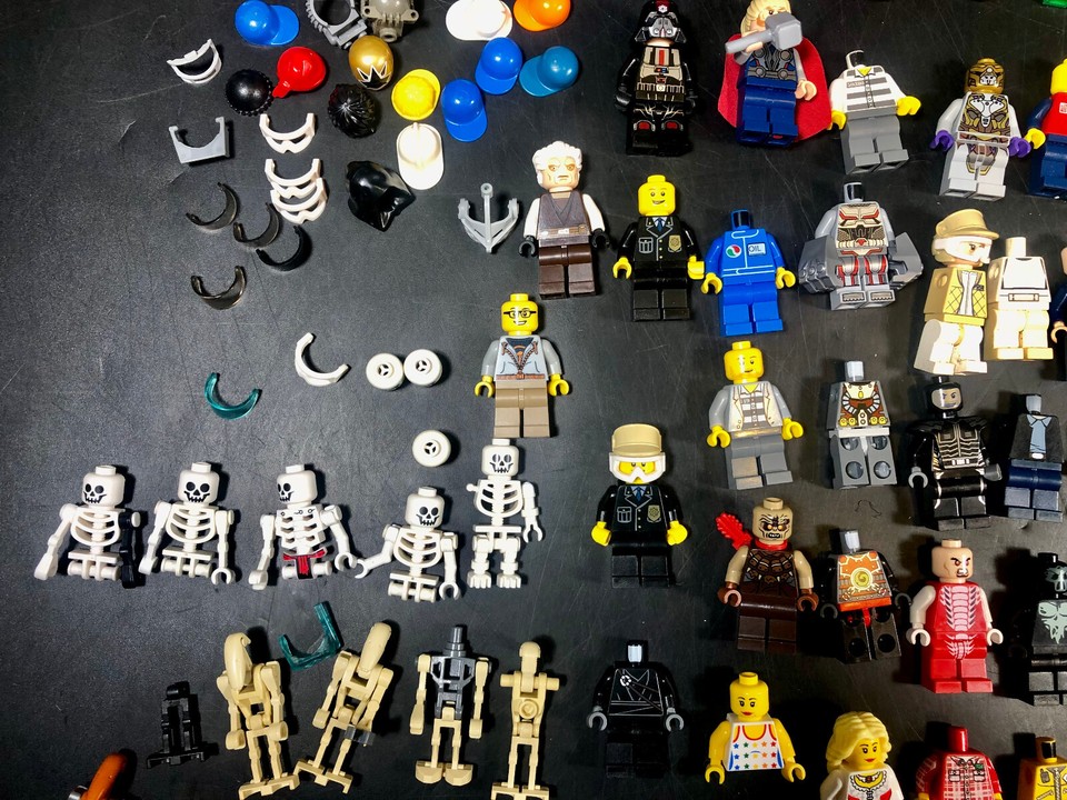Large Lego Minifigures Lot ~ Star Wars LOTR Marvel Potter Ninjago Clone ...