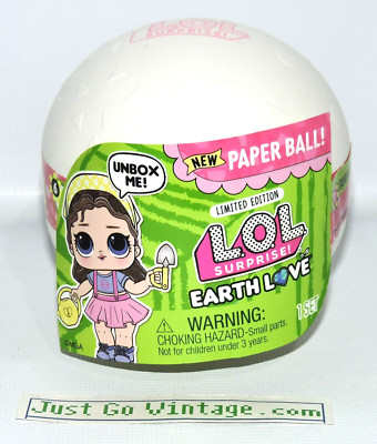 LOL SURPRISE Limited Edition EARTH LOVE Series PAPER BALL w/ 7 ...