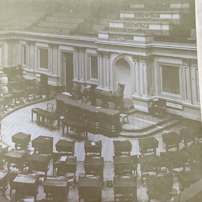 Antique 1890s Senate Chamber Capitol Washington DC Stereoview Photo ...