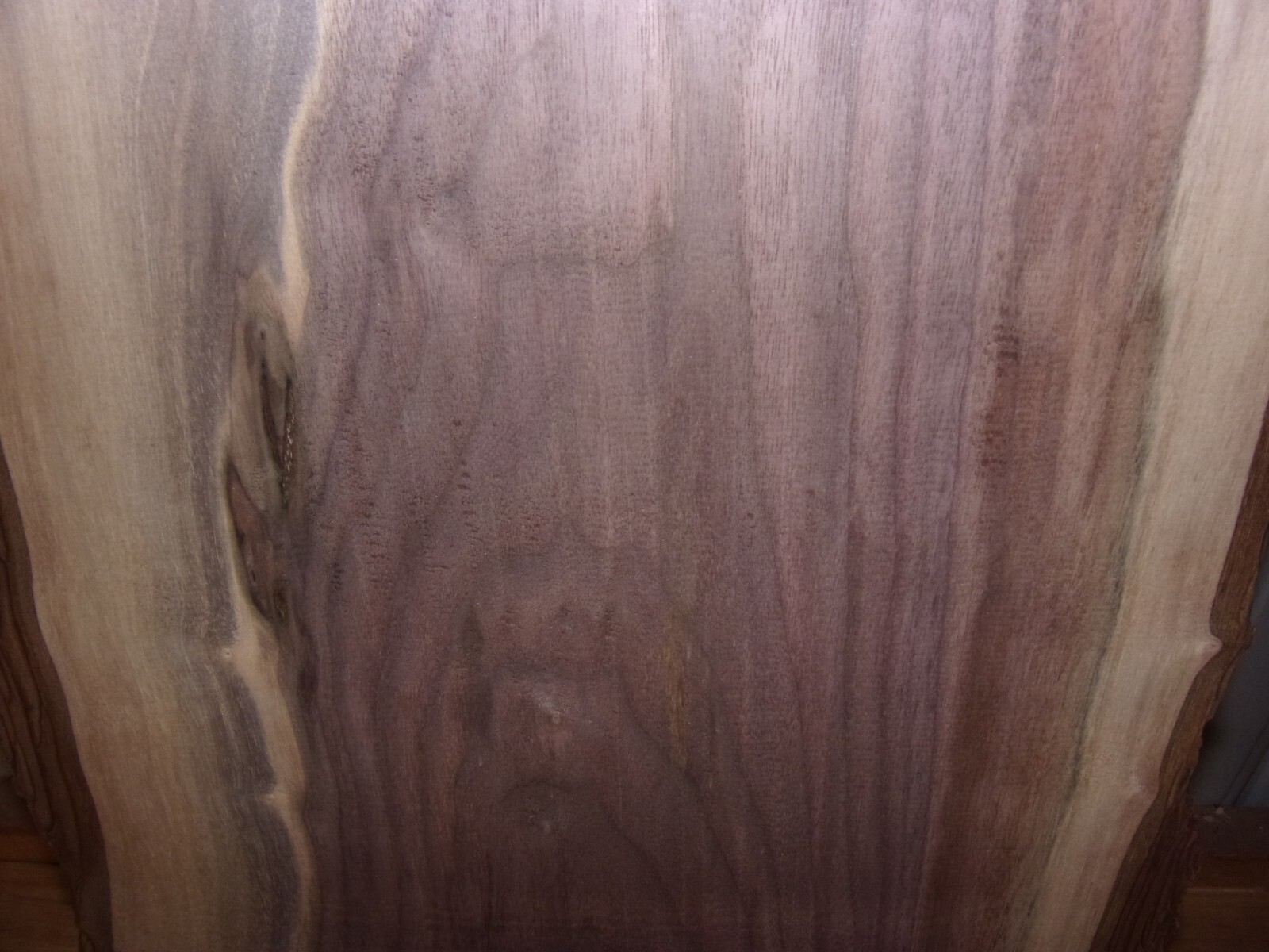 1 PC RUSTIC WALNUT SLAB KILN DRIED LUMBER WOOD 5V LIVE EDGE BARK FLAT 1 ...