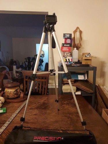 Vintage Silver "Precision Design" Telescoping Tripod Camera Stand | eBay