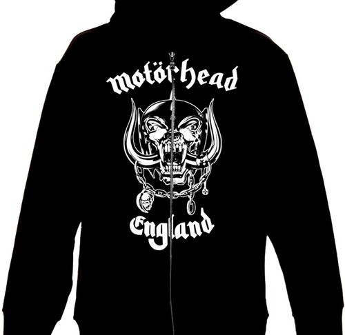Motorhead - England Official Licensed Zip Up Hoodie | eBay UK