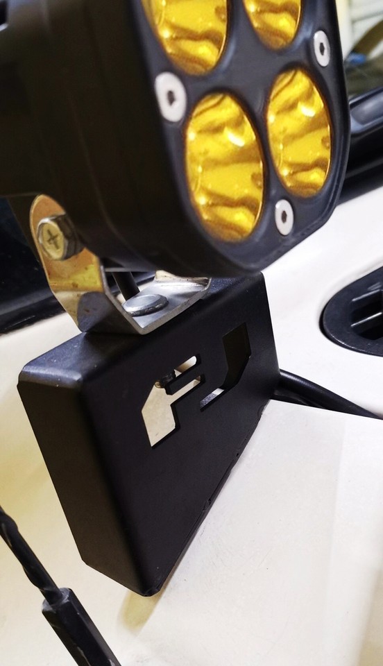 Yellow Round Shape LED Front Cowl Lights w/ Brackets For 07-14 Toyota ...