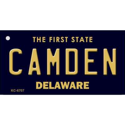 Camden Delaware State License Plate Tag Key Chain KC-6707 | eBay